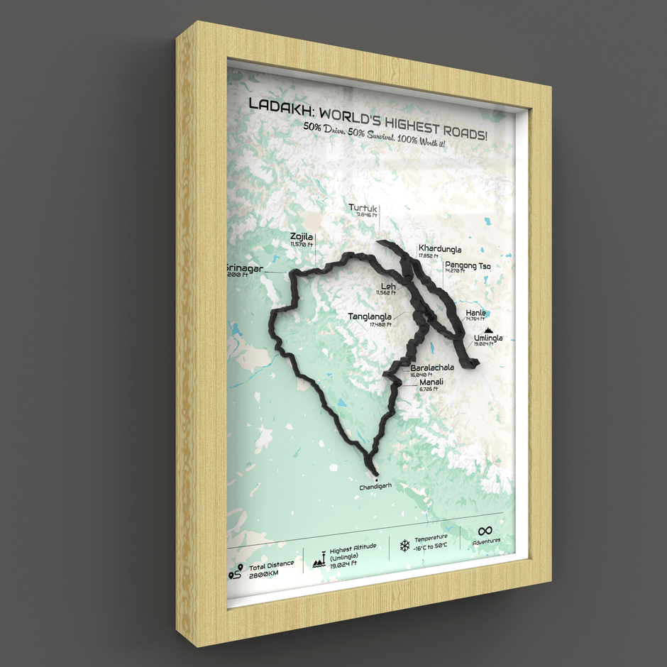 WTF! Signature 3D Frames – Ladakh Circuit | Himalayan Art